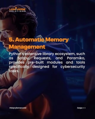 Benefits of Using Python for Cybersecurity - 2023 | PDF