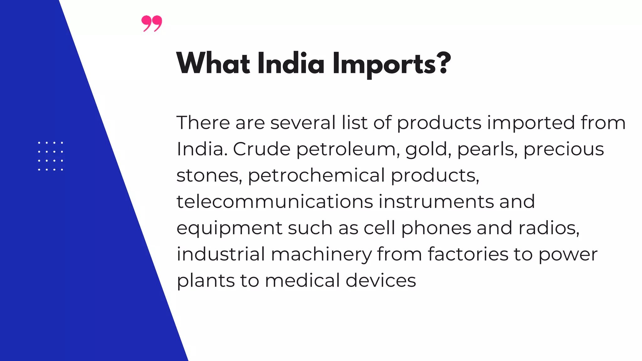 Top five export and import sources of India.pptx