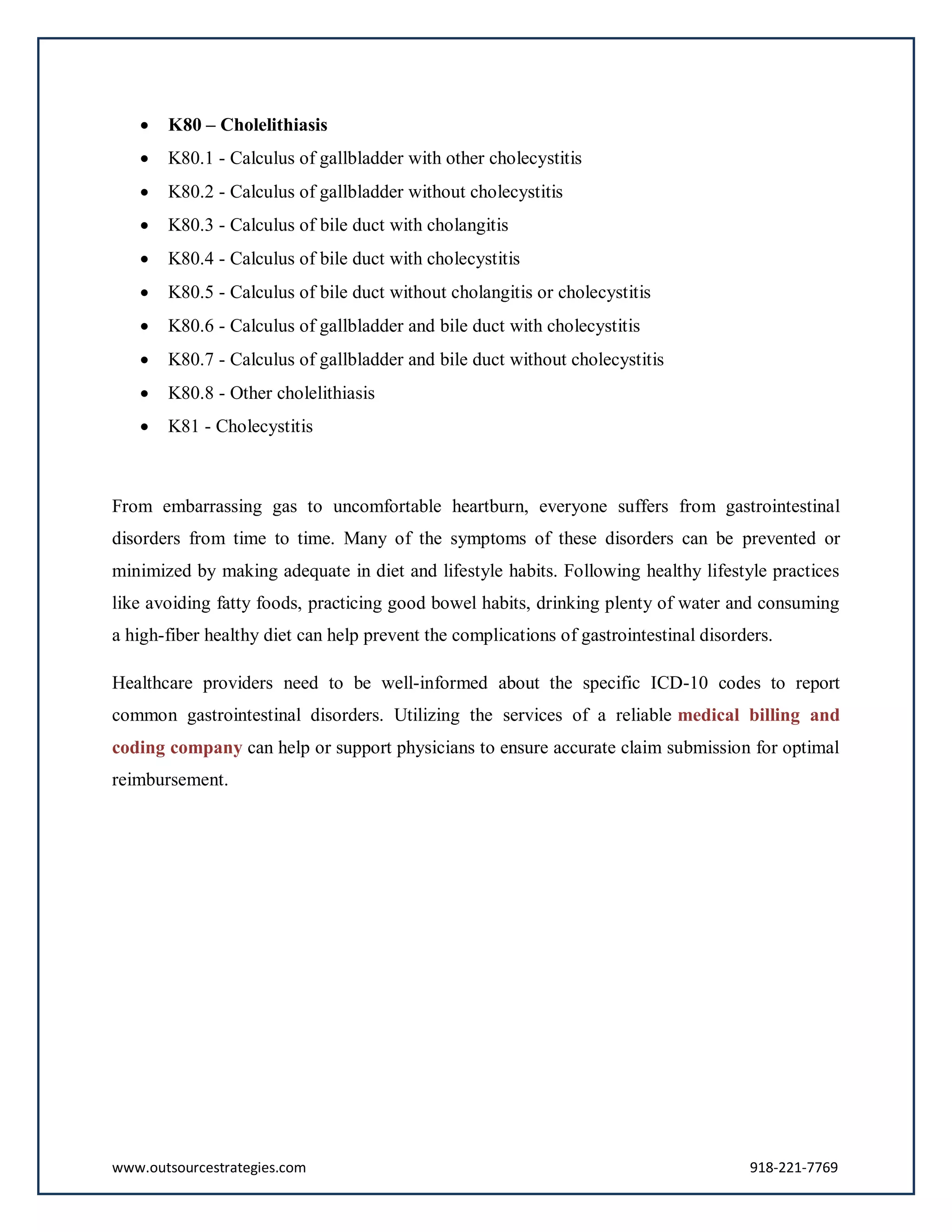 Top 5 Gastroenterology & Digestive Diseases and Their ICD-10 Codes | PDF