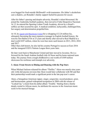 Top 5 Humble Beginning Inspiring Celebrity Stories | The Enterprise ...