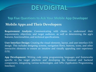 Top Five Questions to Ask Your Mobile App Developer.pptx