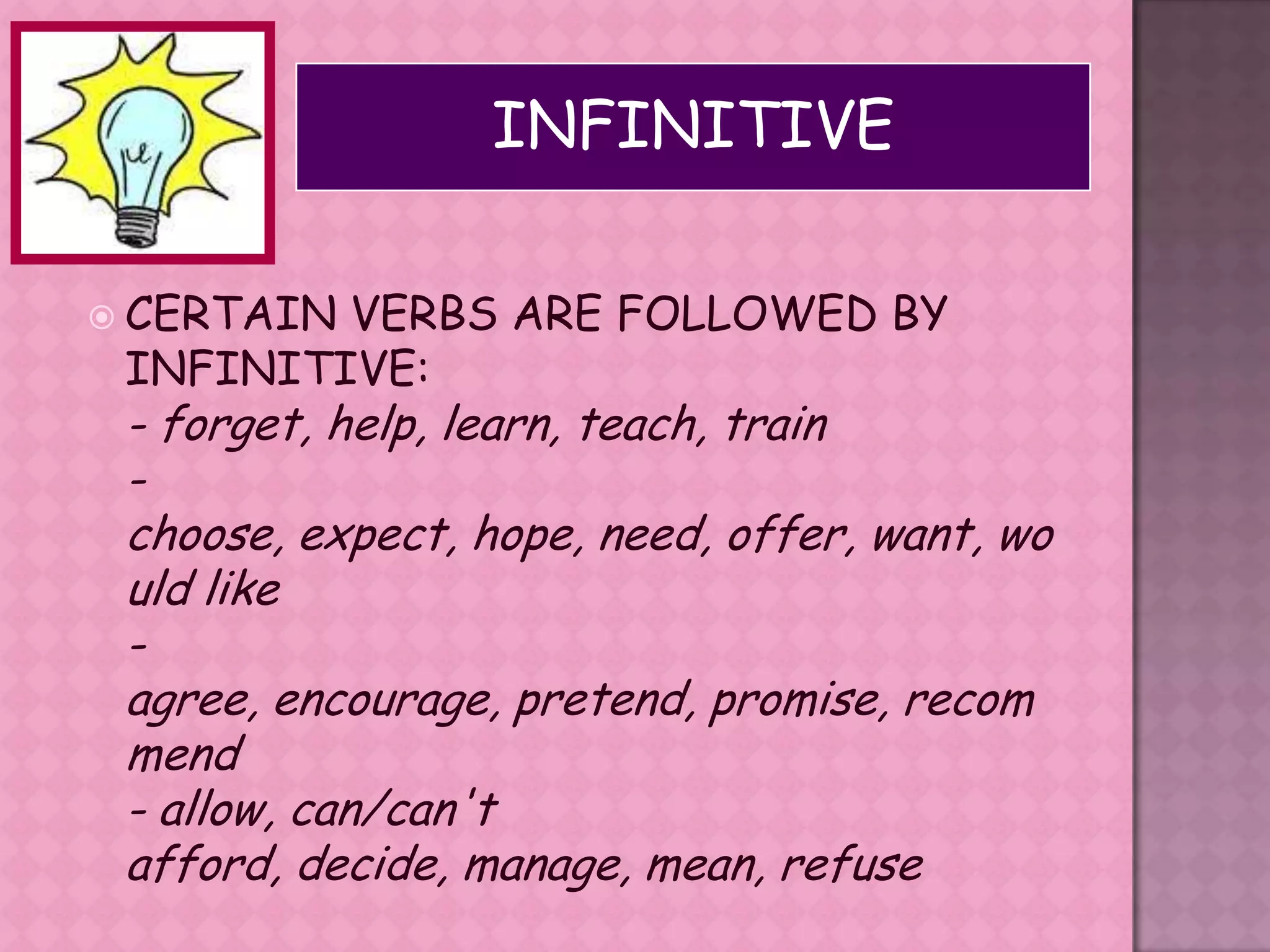 Top 2 unit 5 - infinitive-ing | PPT
