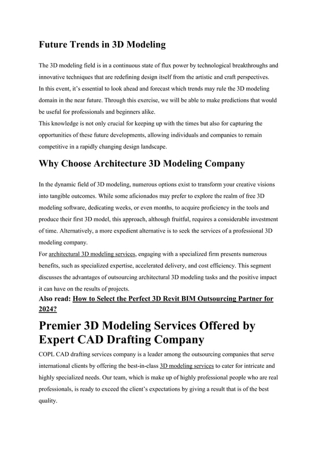 Top Free 3D Modeling Software 2024: Top 14 Options | PDF