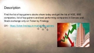 Top Gainers | PPT