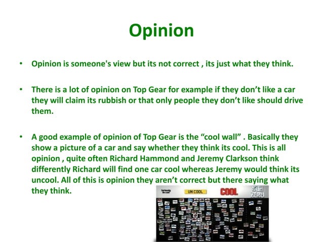 Nico's Top gear powerpoint | PPTX | Factual | Genres