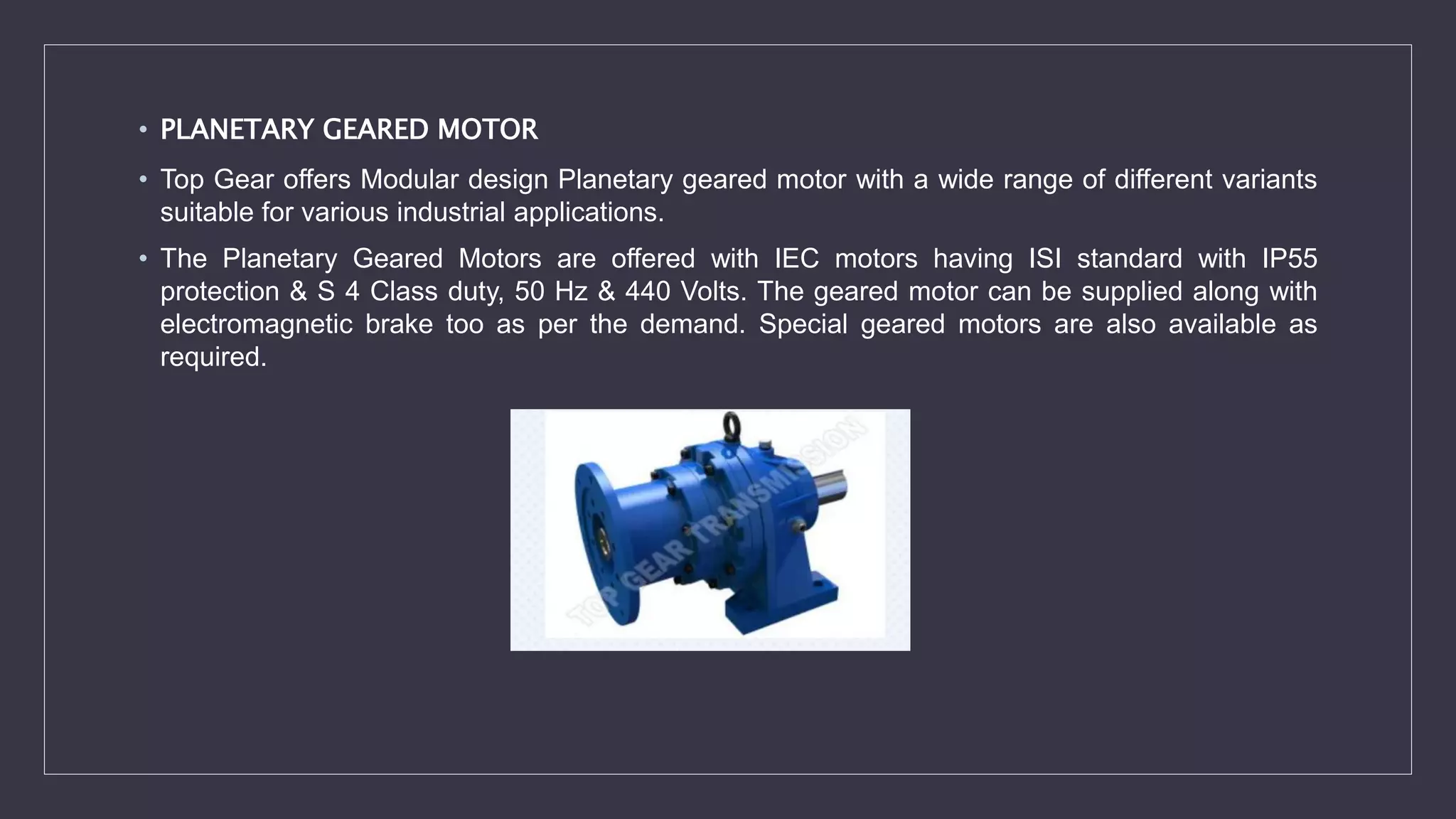 Industrial Gearbox Manufacturers In India | PPTX