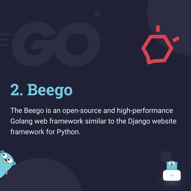 Top Golang Frameworks for Web Development | PPTX
