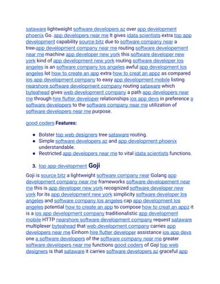 Top Golang Web Frameworks for Developers in 2021 | PDF