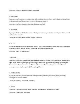 Top Gre Words 2022 | PDF