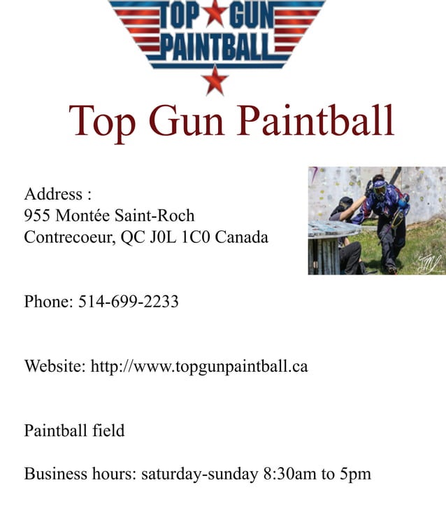 Top Gun Paintball | PDF