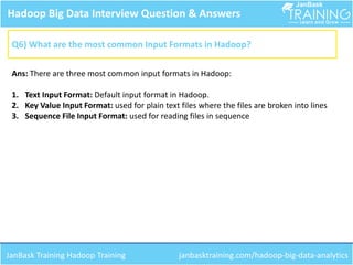 Top Hadoop Big Data Interview Questions and Answers for Fresher | PPT