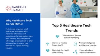 Top HealthcareTech Trends You Can't Ignore in 2024 | PPT