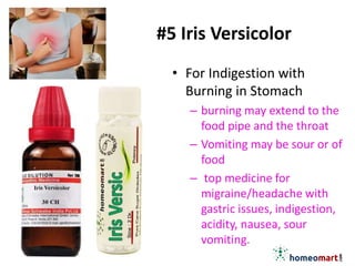 Top homeopathic medicines for Indigestion | PPTX