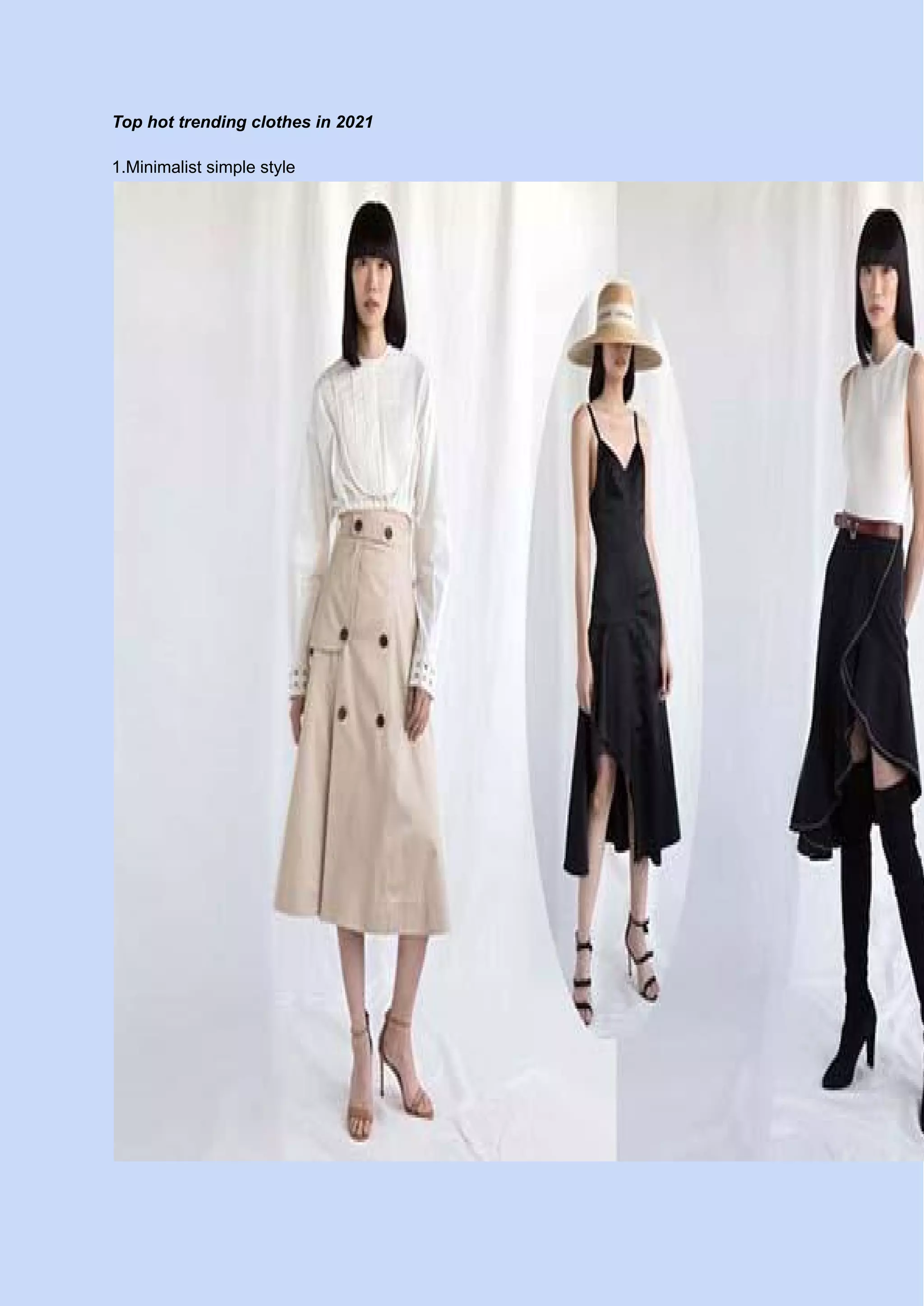 Top hot trend clothes in 2021 | PDF | Women\'s Outerwear | Women\'s ...