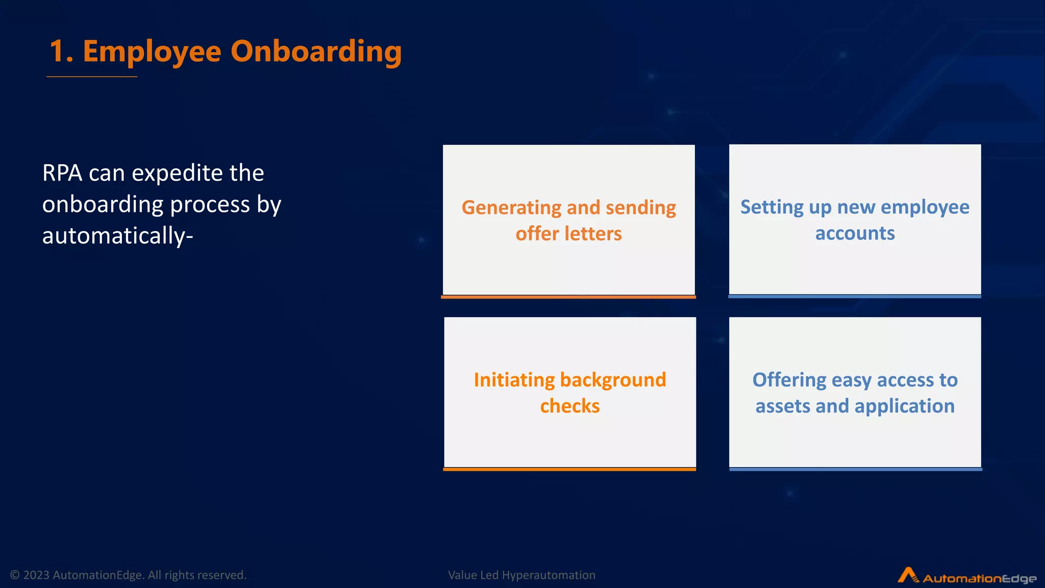 Top HR Process Automation Use Cases in 2023: Achieve Process Excellence with RPA in HR | PPTX