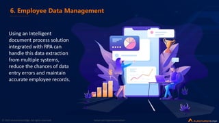 Top HR Process Automation Use Cases in 2023: Achieve Process Excellence with RPA in HR | PPTX