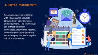 Top HR Process Automation Use Cases in 2023: Achieve Process Excellence with RPA in HR | PPTX