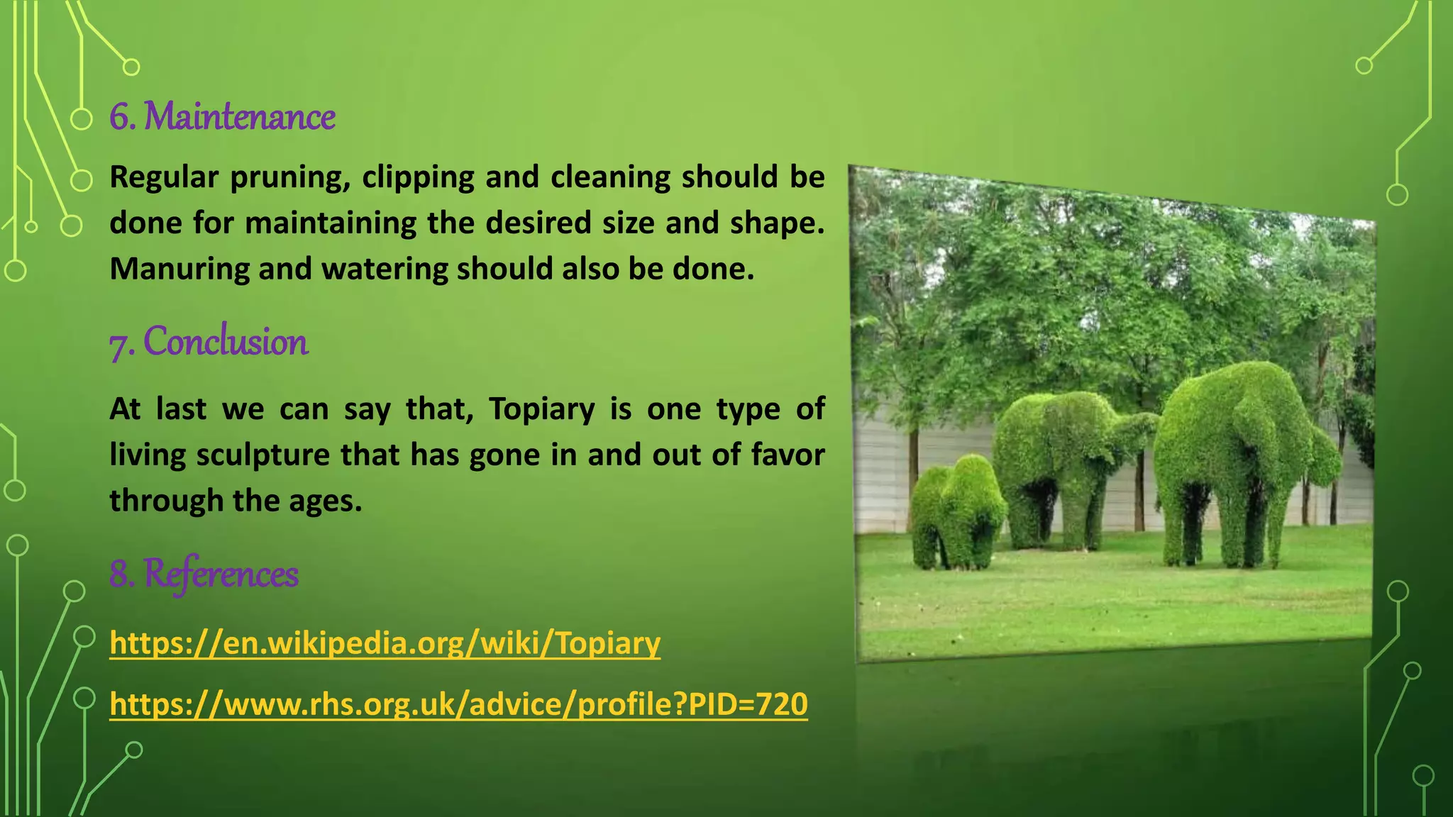 Topiary | PPTX