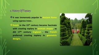 Topiary | PPTX