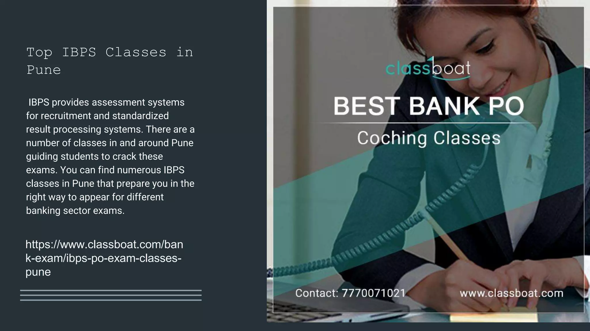 Top IBPS Classes in Pune | PPT