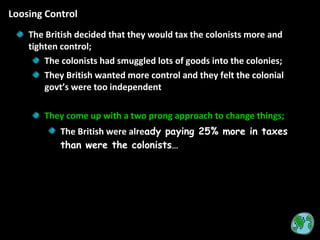 Topic 02.Colonization, Towards Revolution | PPT