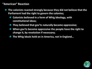 Topic 02.Colonization, Towards Revolution | PPT