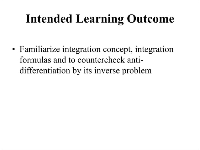 Integral Calculus Anti Derivatives reviewer | PDF