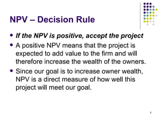 Topic 1 Npv And Other Investment Creteria | PPT