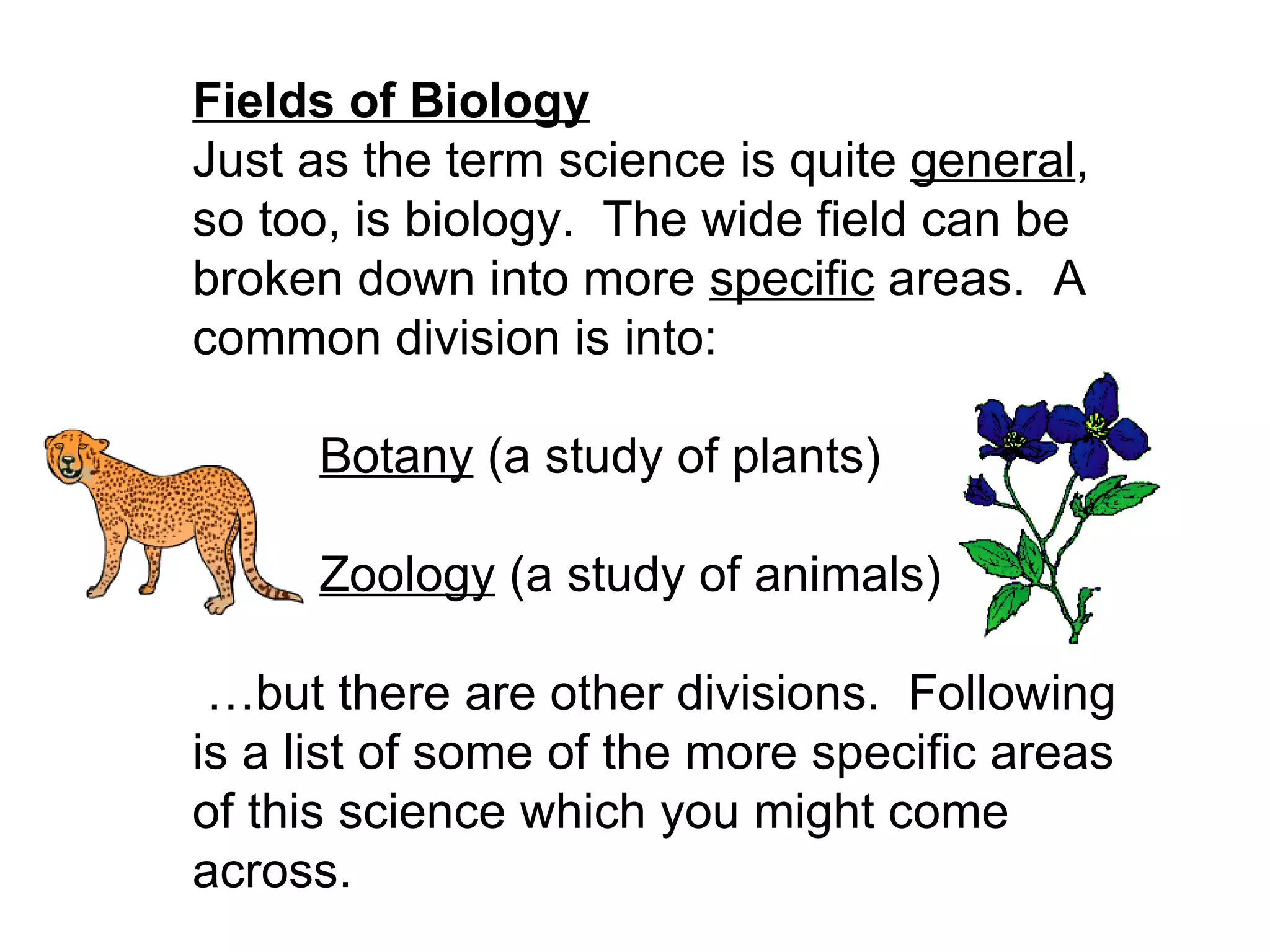 Topic 1 - What is Biology? | PPT