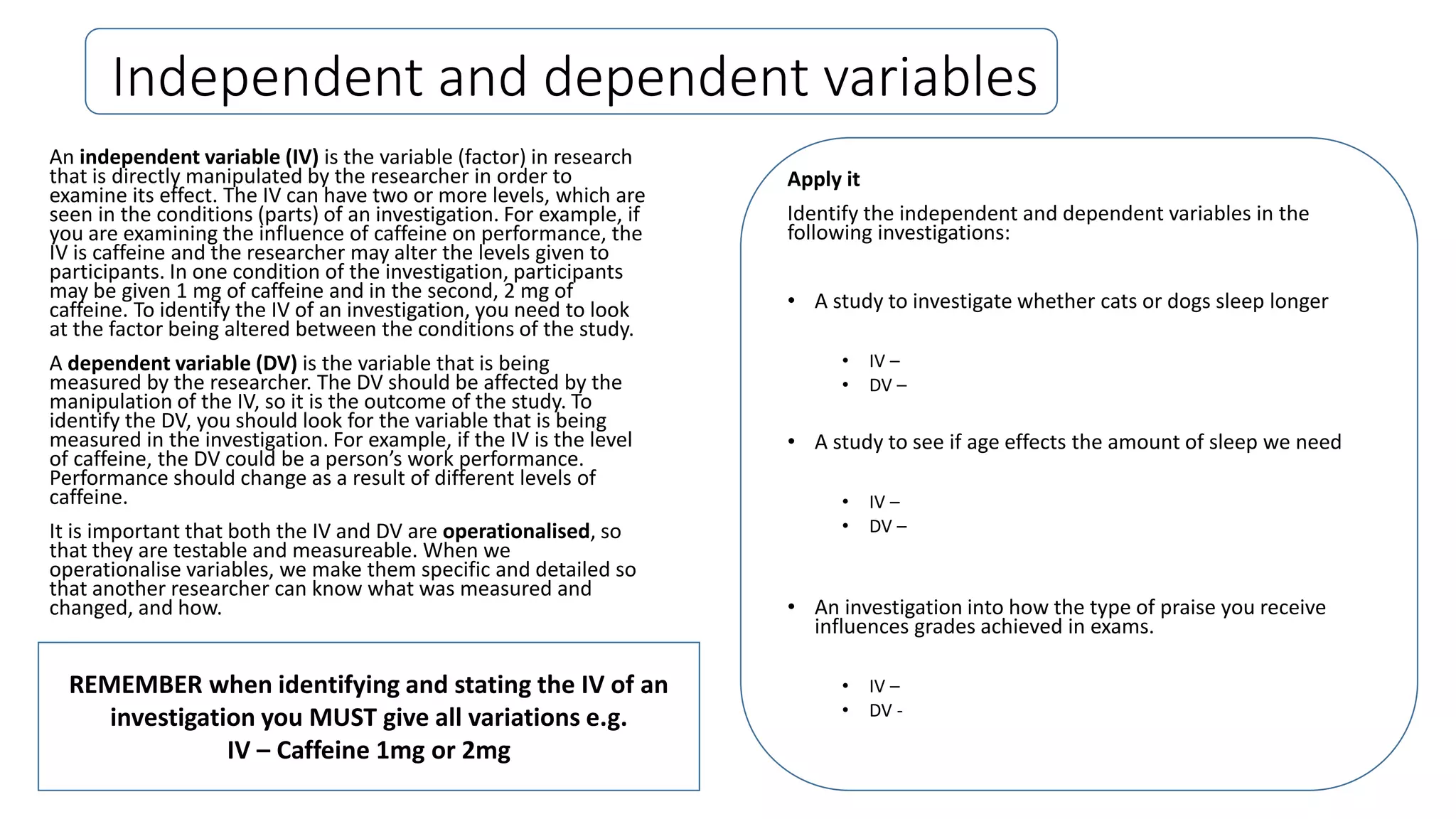 Topic 11 Research methods - How do you carry out psychological research ...