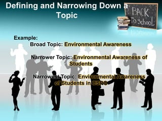 choosing a Topic | PPSX