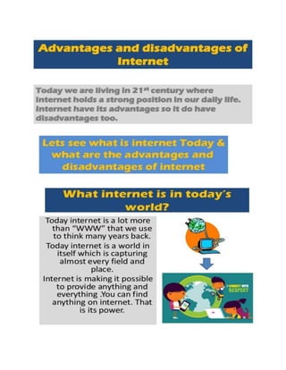 Pros and cons of the Internet Project | PDF