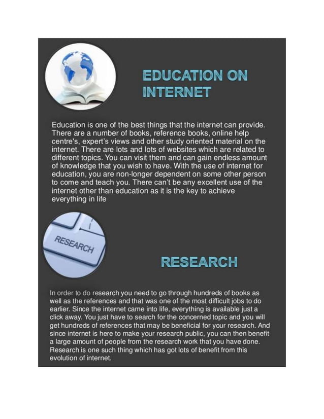 Pros and cons of the Internet Project | PDF