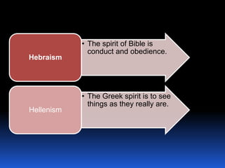 hebreism and hellenism by matthew arnold | PPTX