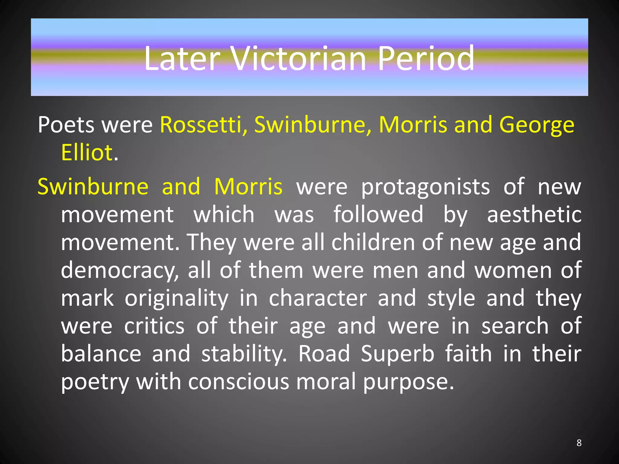 Victorian Age Literature | PPTX