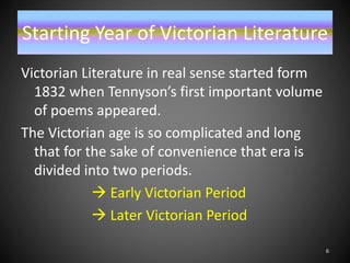 Victorian Age Literature | PPTX