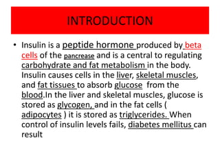 insulin | PPT