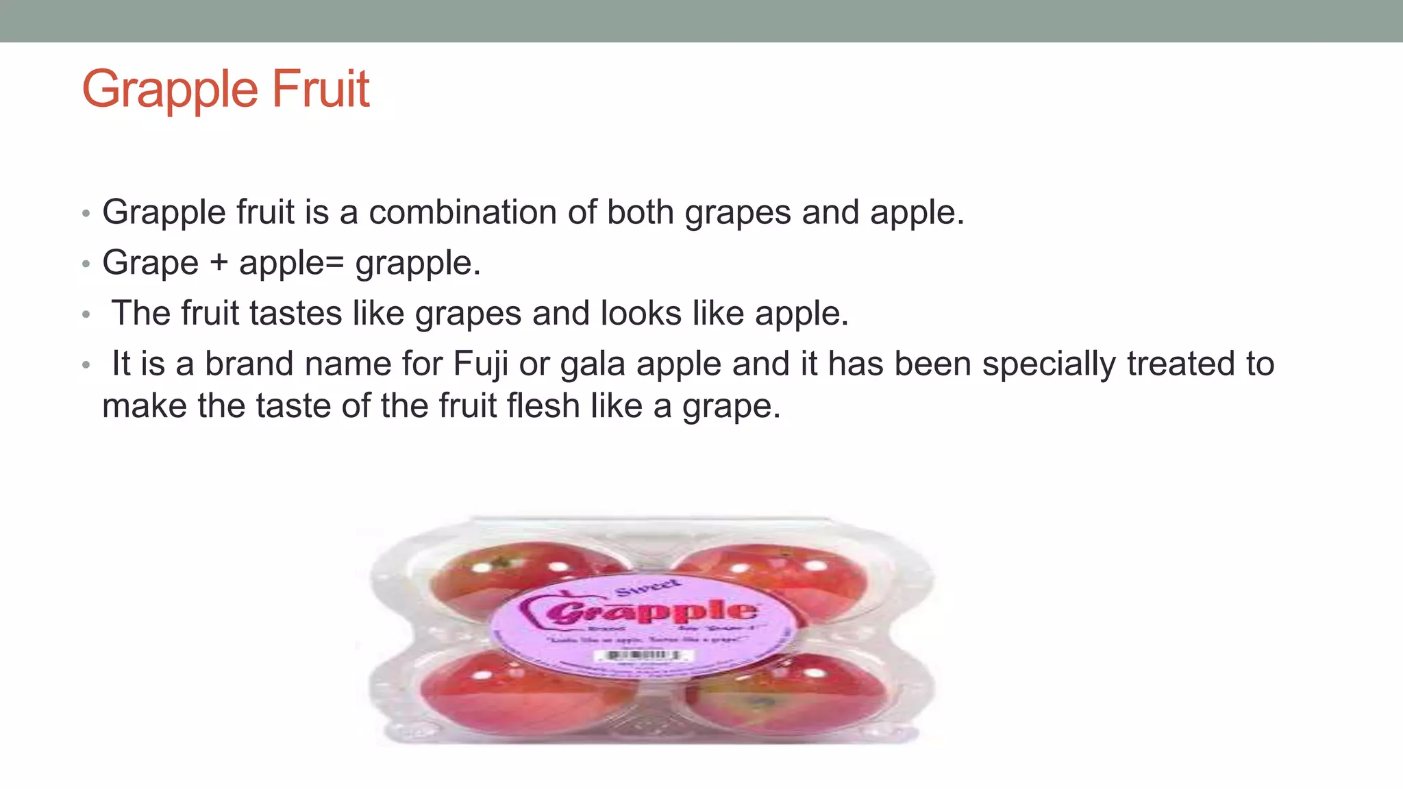 Hybrid Fruits | PPTX