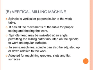 Topic:milling machine | PPT