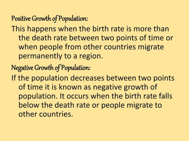 POPULATION: DISTRIBUTION , DENSITY AND GROWTH | PPTX | Geography | Science