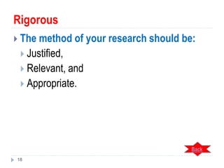 Topic 1 a glance of research process | PPT