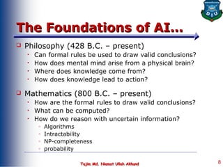 AI Lecture 1 (introduction) | PPT