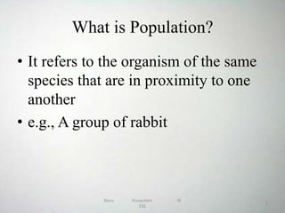 Topic 2 -The Ecosystem Powerpoint | PPTX