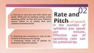 effective speech delivery practice drill | PPTX