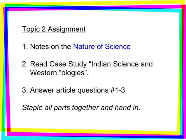 Topic 2 - The Nature of Science | PPT | Physics | Science