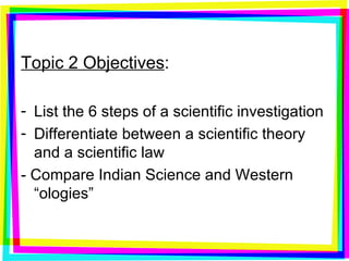 Topic 2 - The Nature of Science | PPT