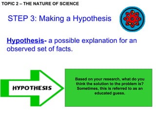 Topic 2 - The Nature of Science | PPT | Physics | Science