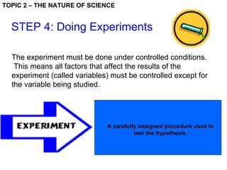 Topic 2 - The Nature of Science | PPT