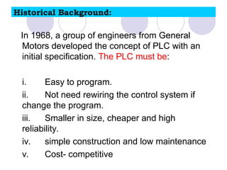PLC basics design configure and engineering | PPT