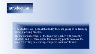 creative writing | PPTX